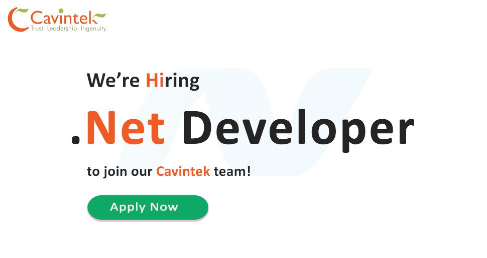Dot Net Developer - Cavintek Dot Net Developer - Cavintek